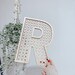 Rattan Letters Cane Letters Wicker Letter Nursery Letter - Etsy