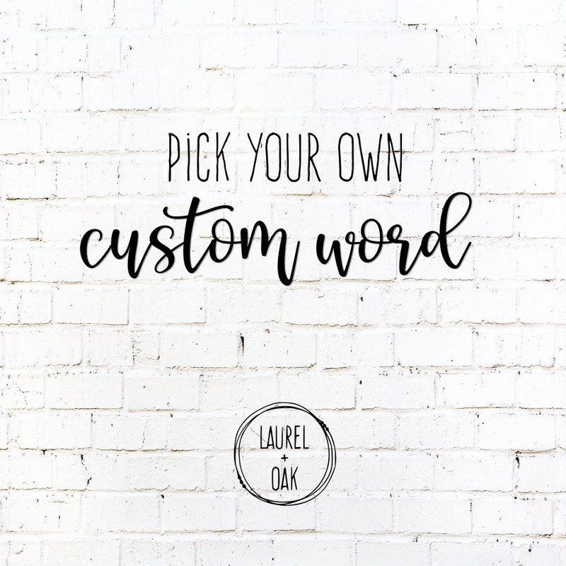 Wood Word Cutouts - Etsy