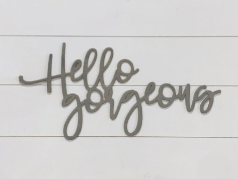 Hola hermoso letrero hola hermoso letrero de madera hola - Etsy España