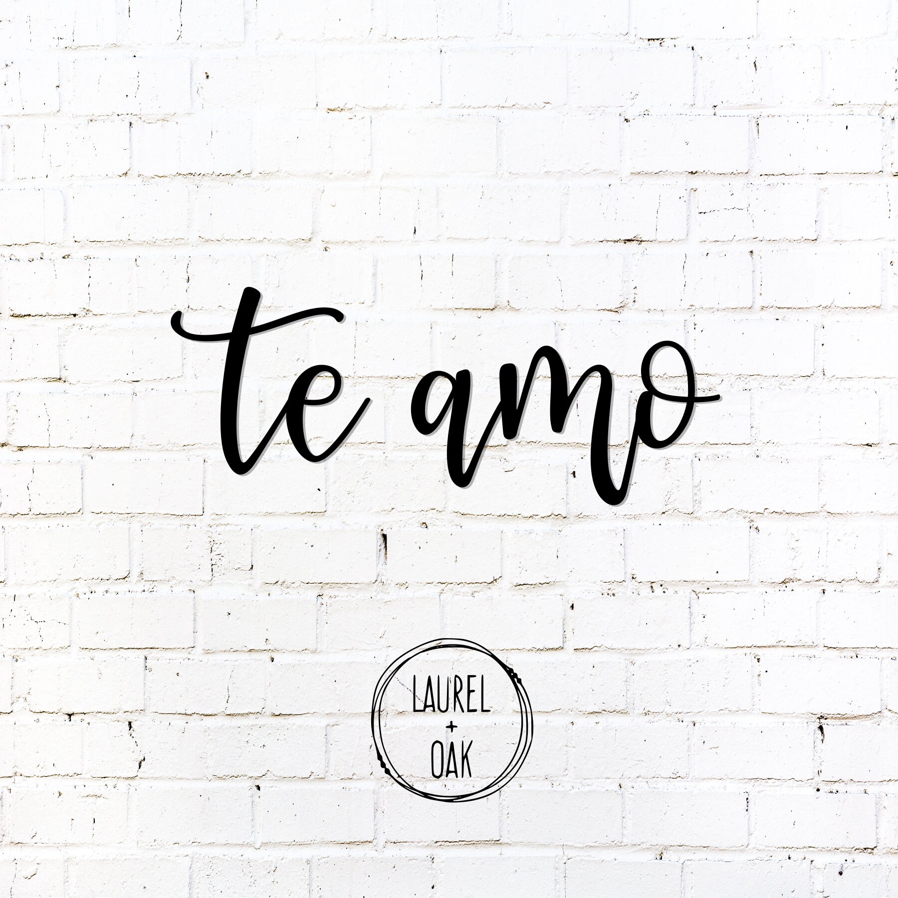 Spanish Wedding Sign Te Amo Sign Te Amo Cutout Te Amo Mi Etsy