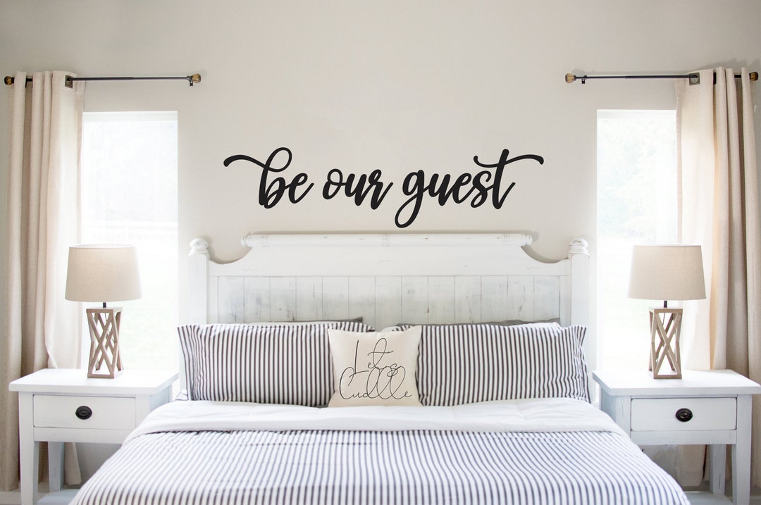 Be Our Guest Sign, Be Our Guest Cutout Sign, Be Our Guest Cutout ...