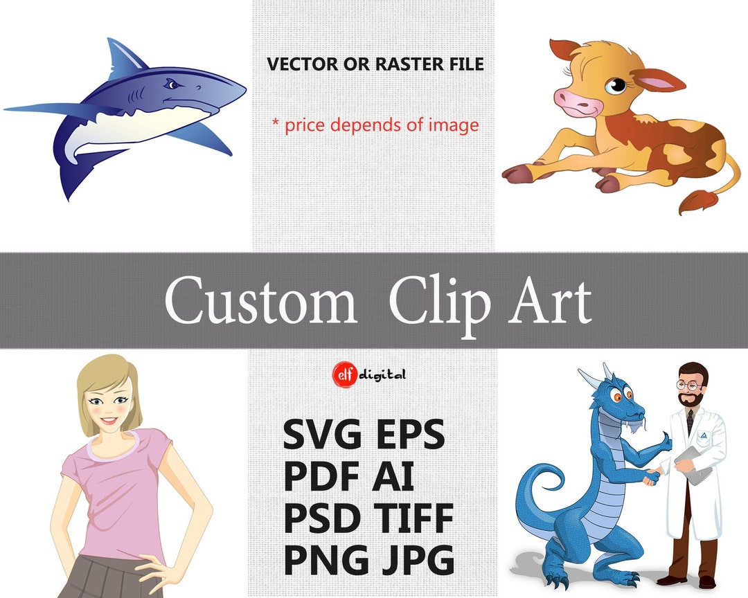 Custom Clip Art Individual Customization Custom - Etsy
