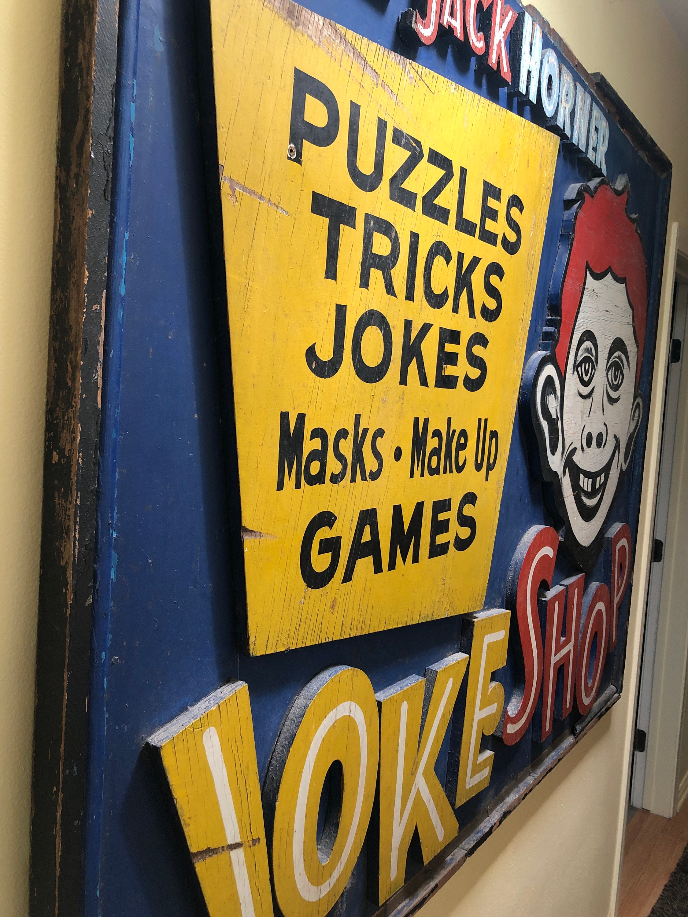 Little Jack Horner Joke & Magic Shop Original Sign/boston - Etsy