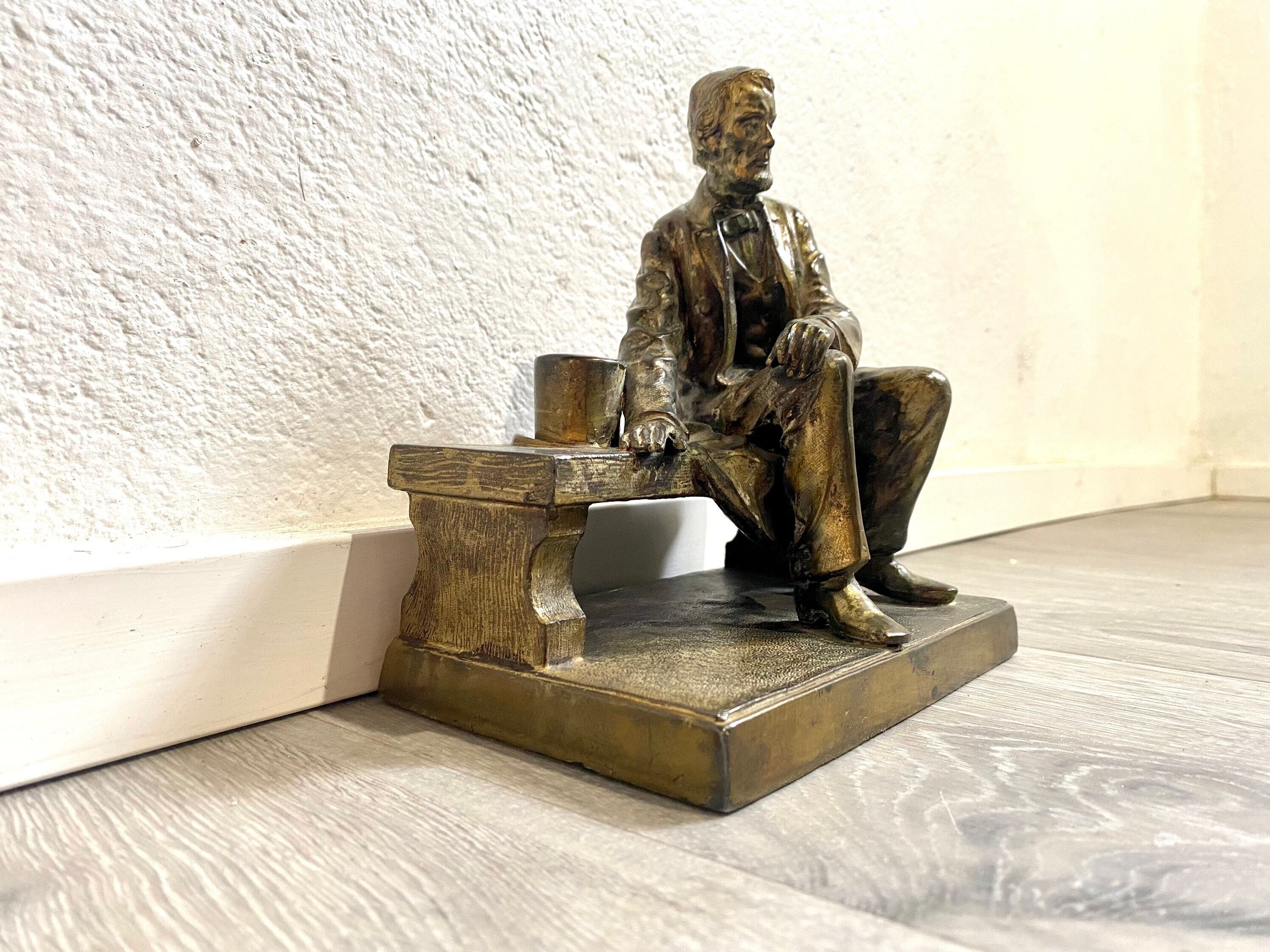 Abraham Lincoln Bronze Sculpture by Creator of Mount Rushmore, Borglum ...