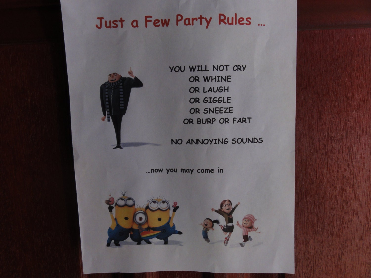 Minion Despicable Me Inspired Idea for Kids Birthday Party Decoration ...