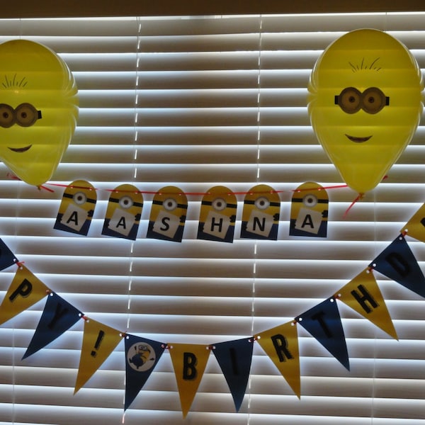 Despicable Me Banner - Etsy