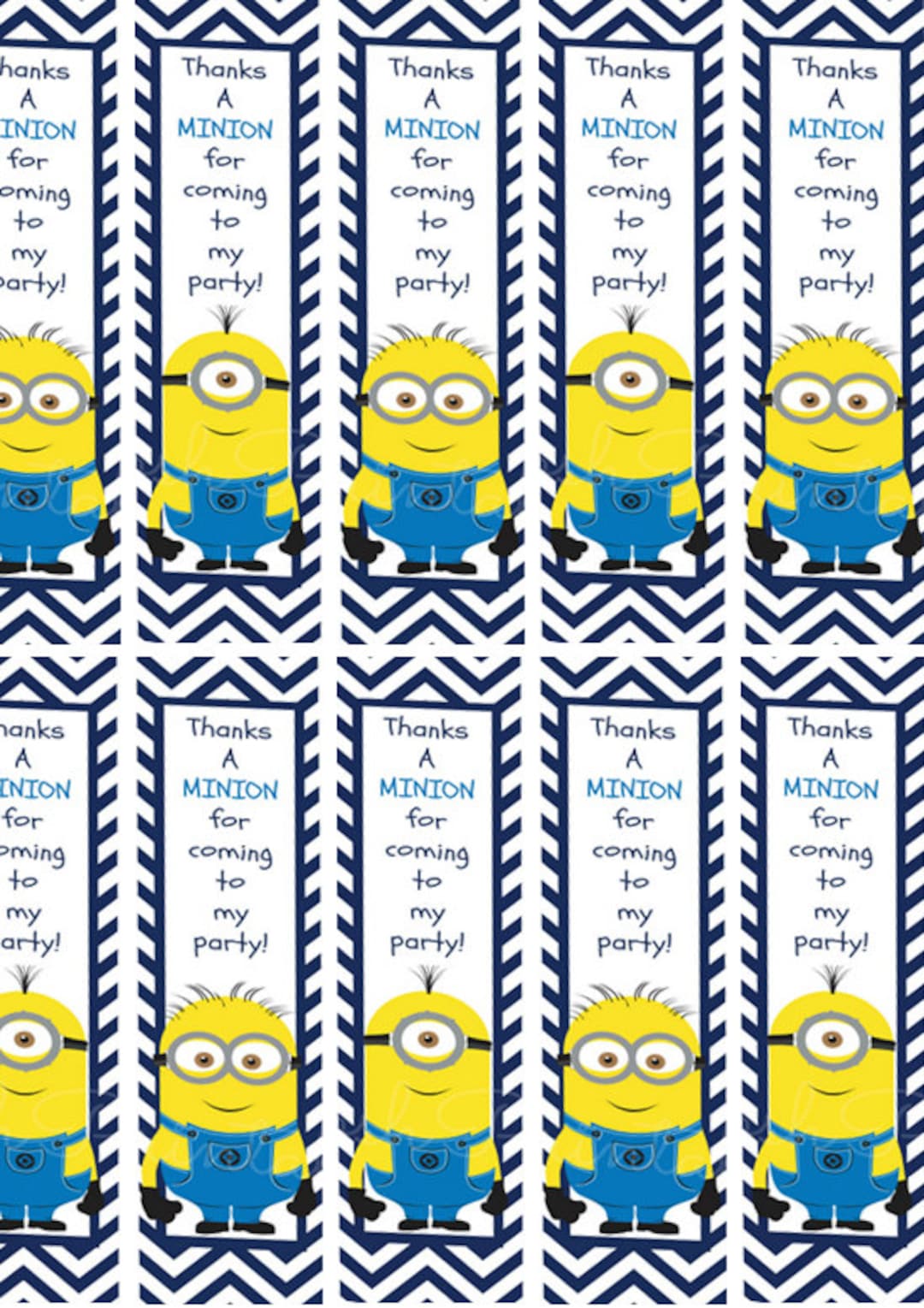 Minion Despicable Me Inspired Idea for Kids Birthday Party Decoration ...