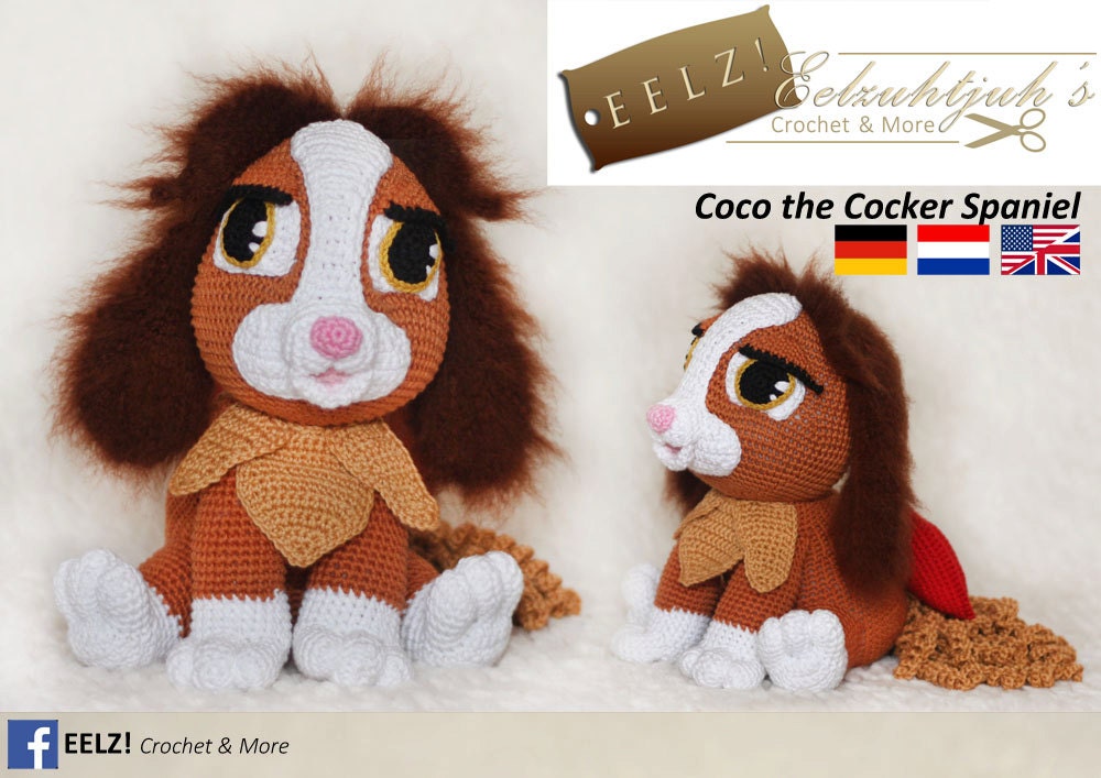 Coco the Cocker Spaniel - Crochet Pattern - Etsy