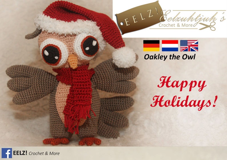 Oakley the Owl Crochet Pattern - Etsy