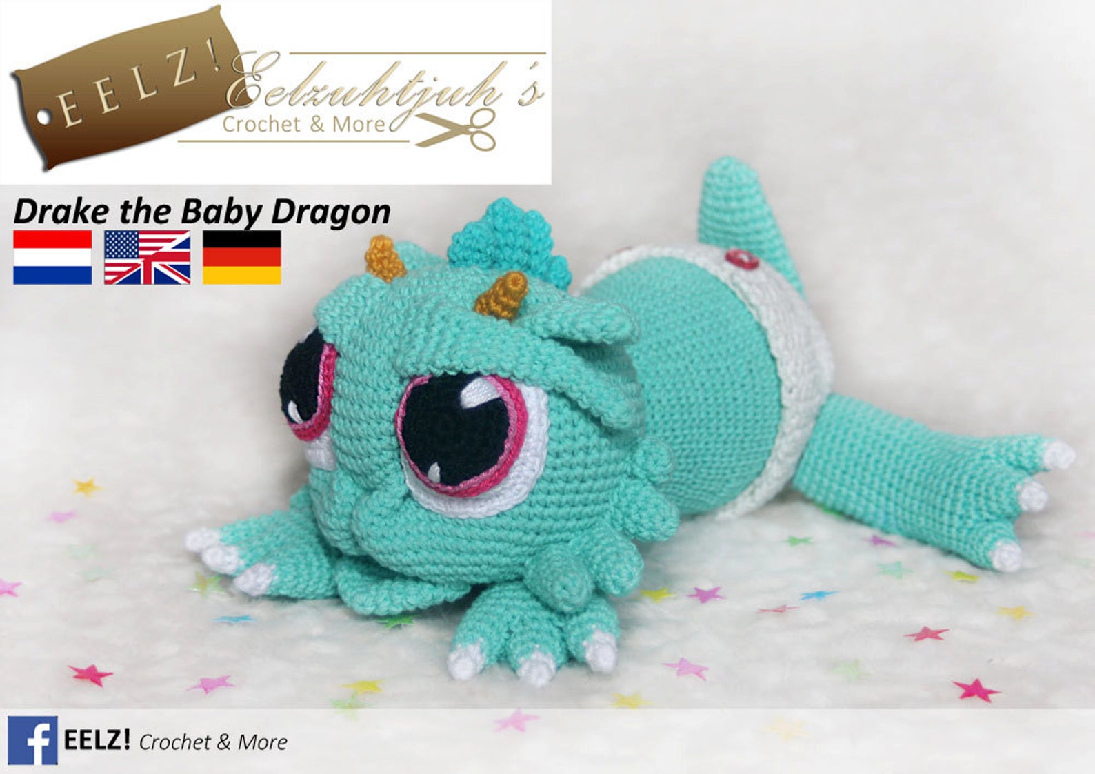 Drake the Baby Dragon - Crochet Pattern - Etsy