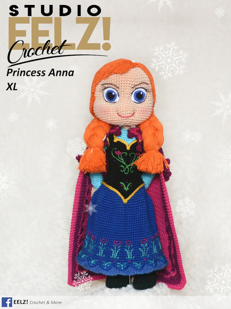 Princess Anna - Crochet Pattern - Etsy