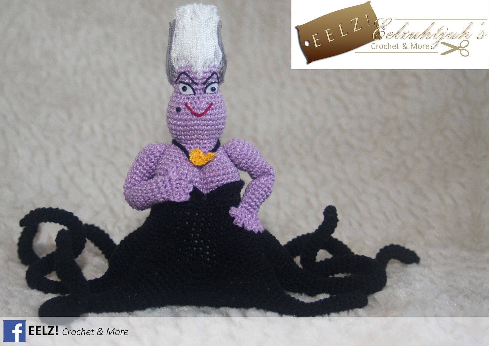 Ursula the Seawitch - Crochet Pattern - Etsy