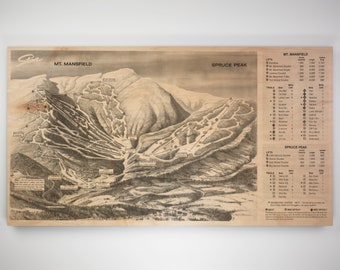 Keystone Summer Resort Licensed Trail Map Medium Maple Wood - Etsy