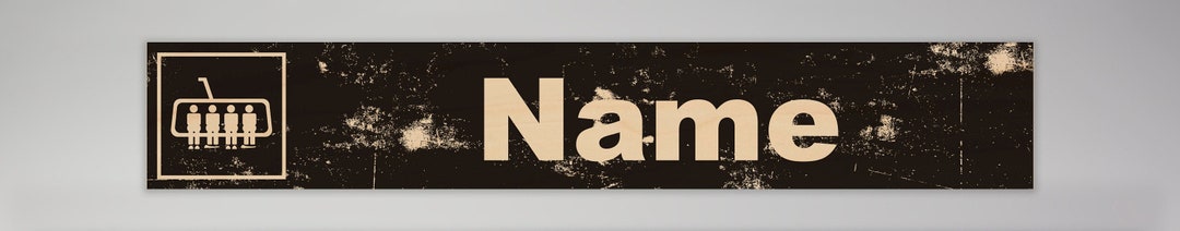 Custom Ski Lift Signs - 36"x6" - 100% Grade-a Maple - Etsy