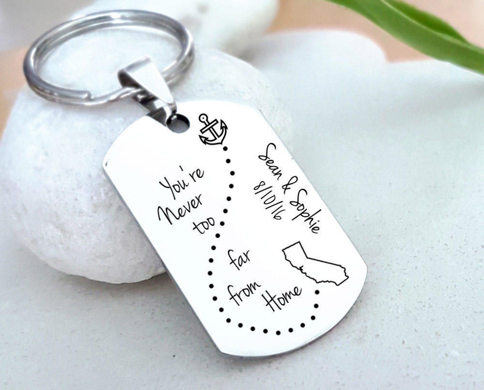 Graduation Gift Military Necklace PCS Gift Deployment Gift | Etsy