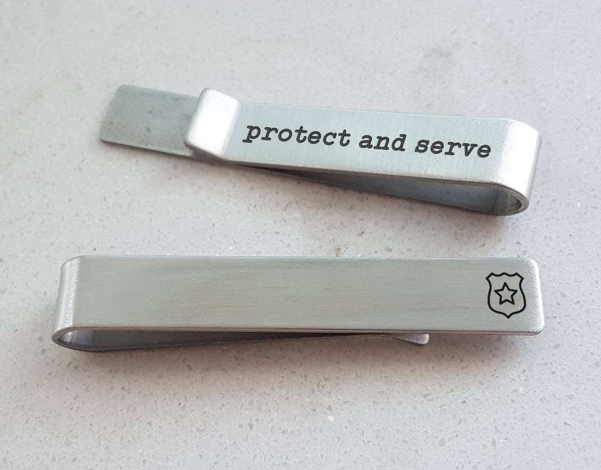 Police Sheriff Badge Tie Clip Gift for Him Dad Husband Gift - Etsy