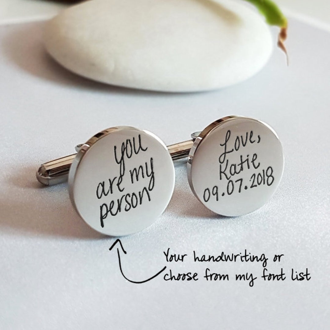 Personalized Cufflinks Wedding Cufflinks Groom Cufflinks Husband ...