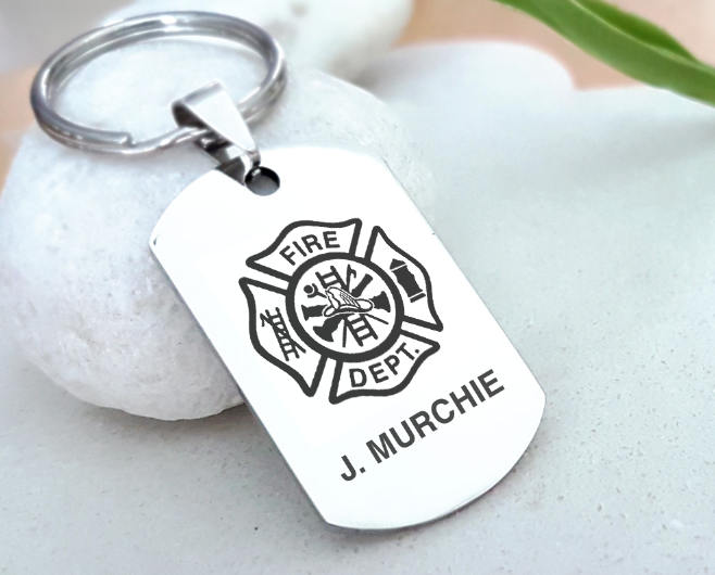 Firefighter Gift Fireman Gift Firefighter Symbol Key Chain | Etsy