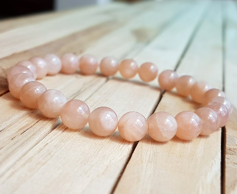 Genuine Sunstone Bracelet Yoga Bracelet Leadership Bracelet - Etsy