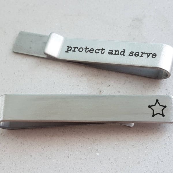 Police Tie Bar - Etsy