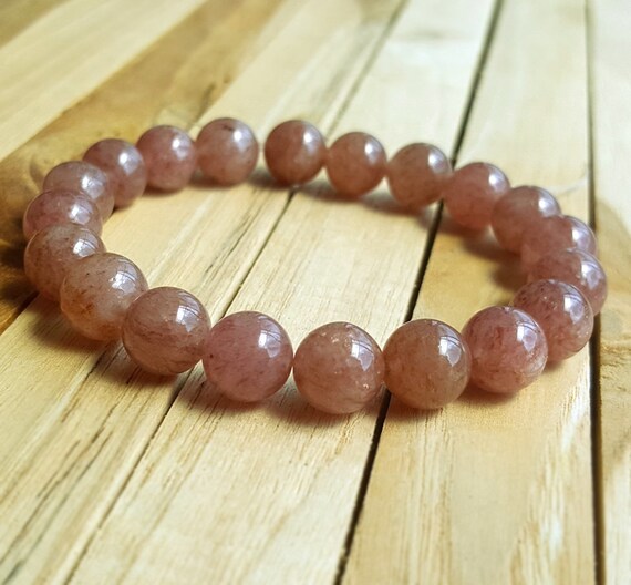 10 Mm Strawberry Bracelet Quartz Bracelet Women Bracelet | Etsy
