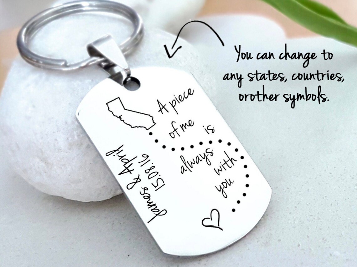 Graduation Gift Military Keychain Deployment Gift for Husband | Etsy