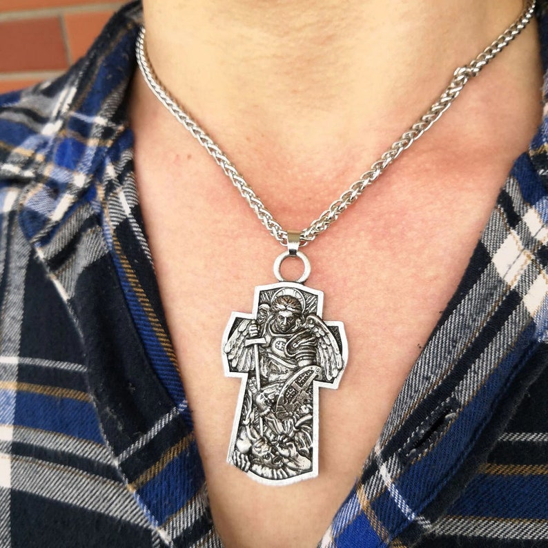 Archangel Michael St.Michael Protection Jewelry Protect Me | Etsy