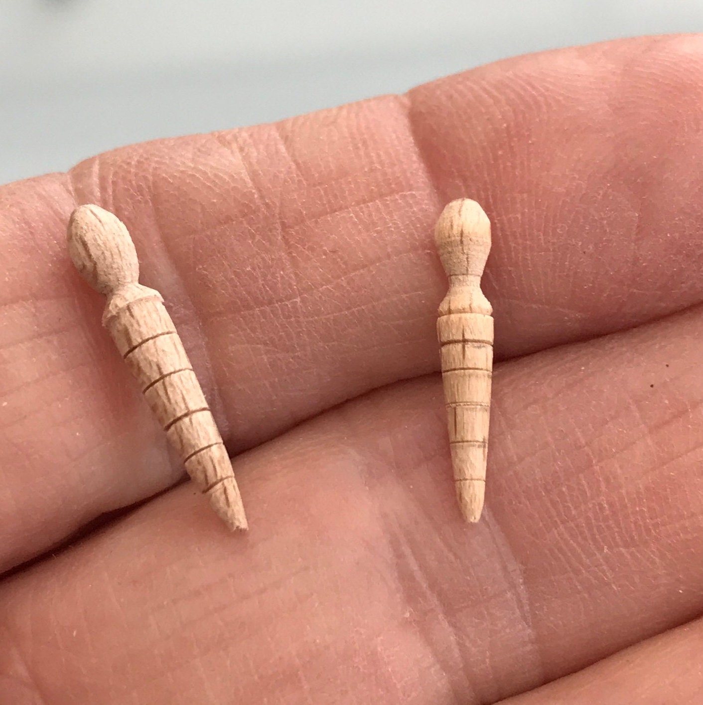 Woodturned Dibble 1:12 - Etsy