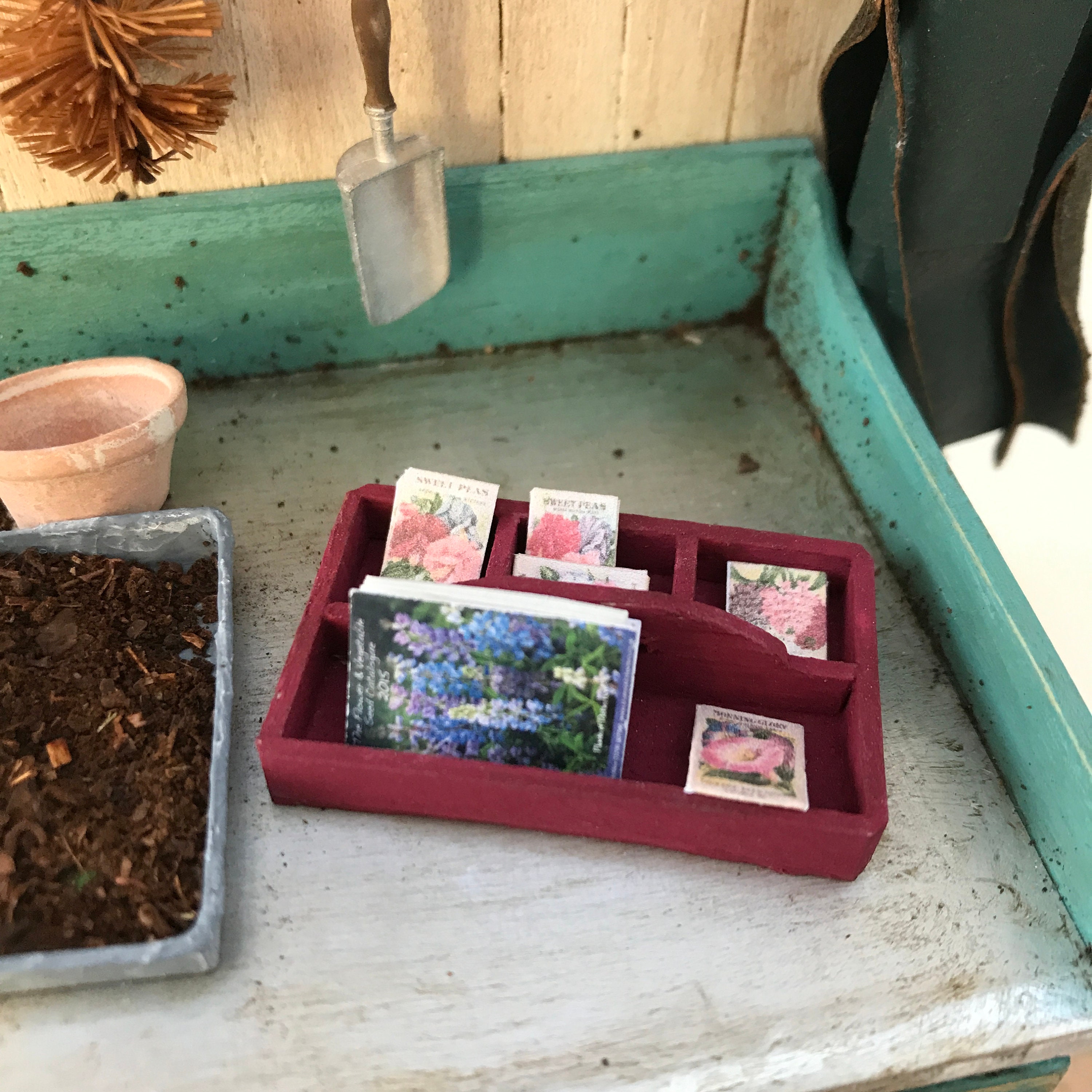 Miniature Seed Box for Potting Shed Seed Packets to Cut Out - Etsy