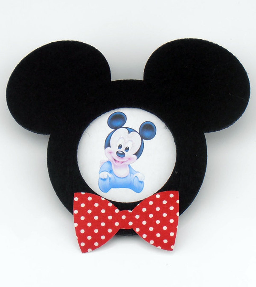 Felt Mickey Mouse Shaped Frame With Magnet for Your Baby's - Etsy
