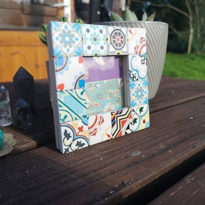 Nordic Tile Small Picture Frame - Etsy