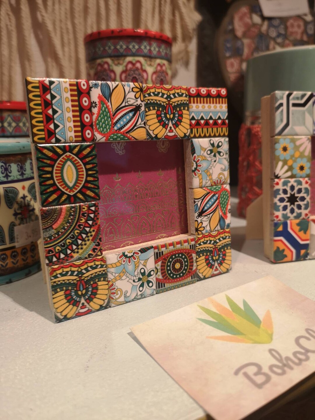 Tribal, Aztec Small Tile Picture Frame - Etsy