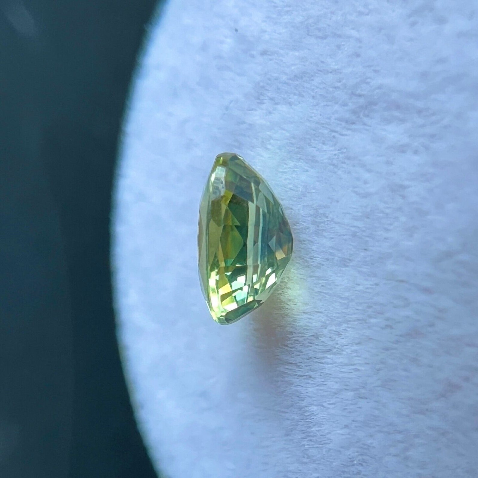 GIA CERTIFIED Australian Parti Colour Sapphire 0.86ct Yellow Green Blue ...