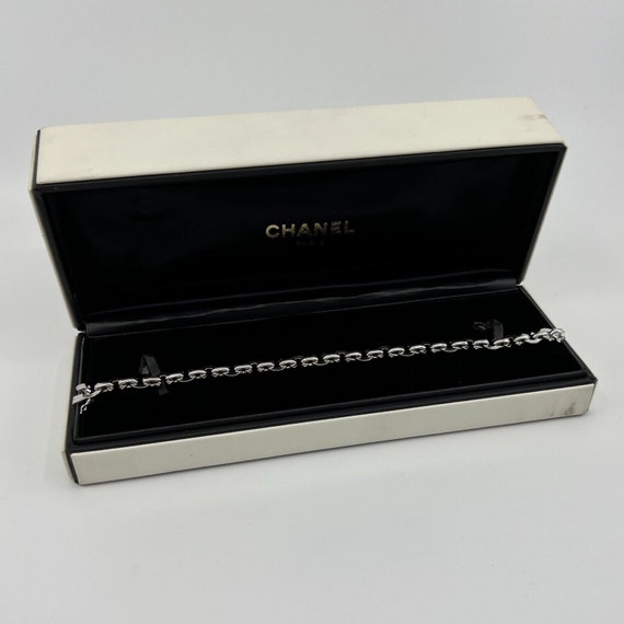 Rare Limited Edition CHANEL C Link Charm 18k White Gold Rare Limited Edition CHANEL C Link Charm 18k White Gold