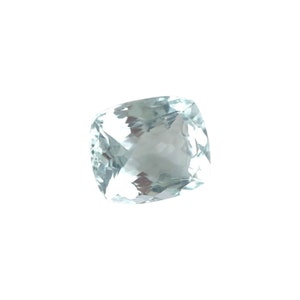 3.34ct NATURAL Light Blue Aquamarine Cushion Cut Beryl Gemstone 10.1x8 ...