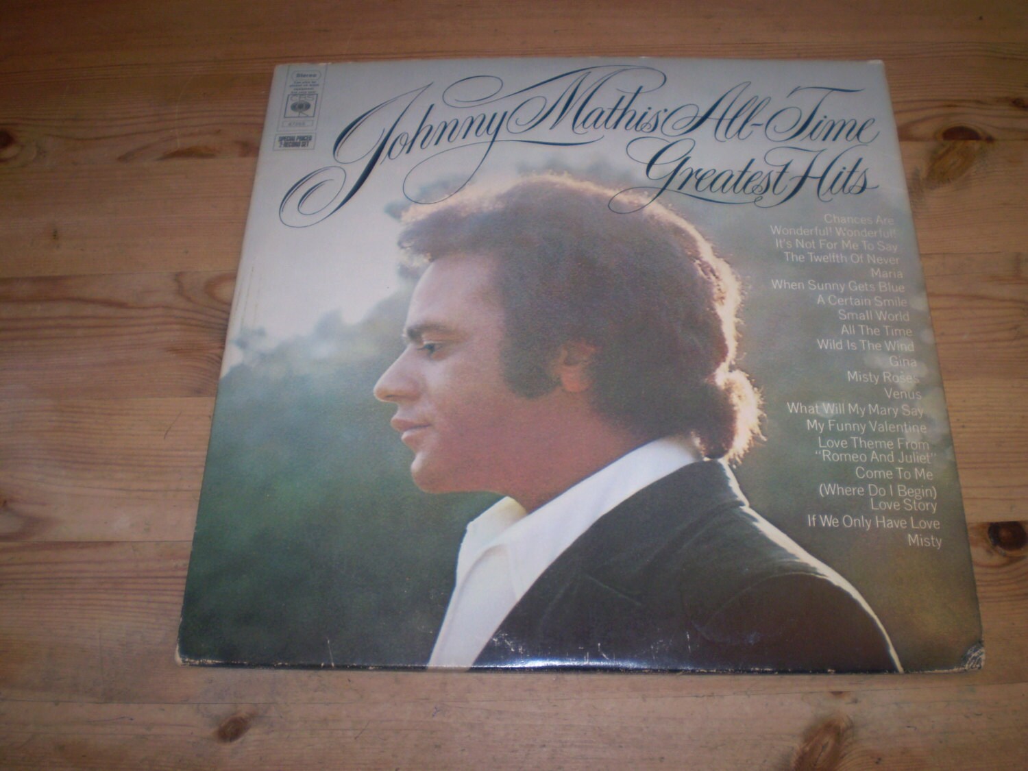 Johnny Mathis All Time Greatest Hits Double Vinyl Lp,album,stereo ...