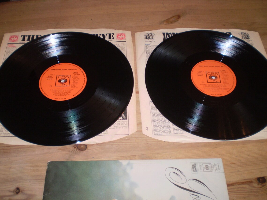 Johnny Mathis All Time Greatest Hits Double Vinyl Lp,album,stereo ...