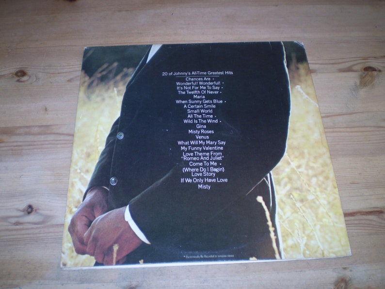 Johnny Mathis All Time Greatest Hits Double Vinyl Lp,album,stereo ...