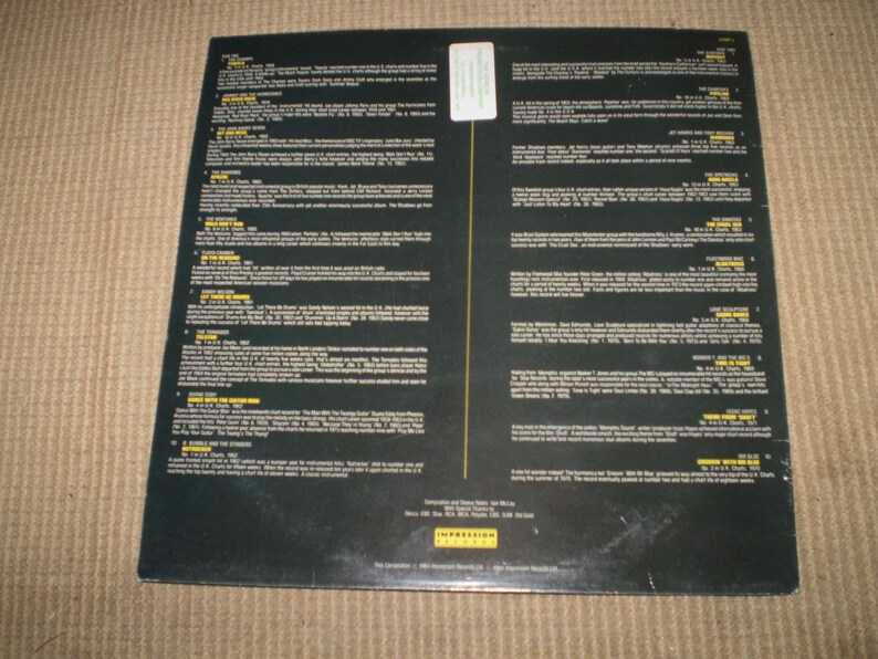 Wipeout,20 Instrumental Greats Vinyl LP Album, Near Mint Condition ...
