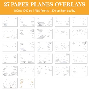 Paper Airplane Overlays, Flying Paper Aeroplanes, Paper, Airplane ...
