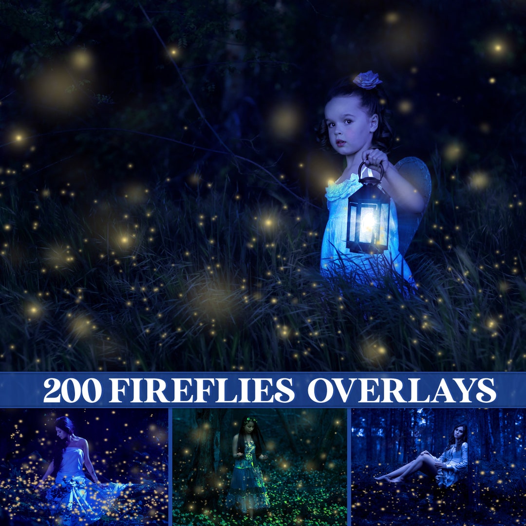 Firefly Overlays, Fireflies Overlay, Magic Overlay, Fairy Dust Overlays ...