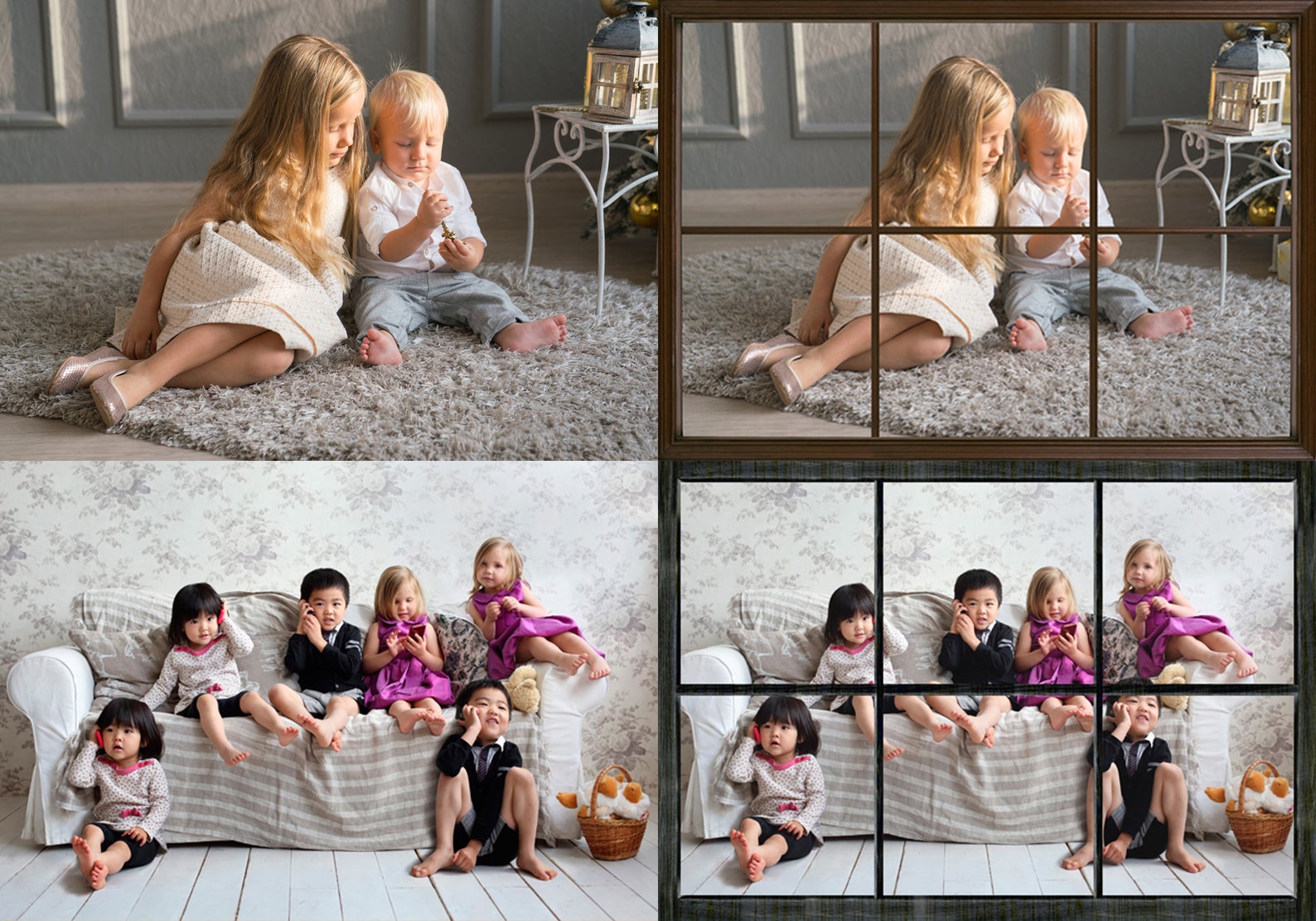 Window Overlays Window Frame Window Pane Overlay Photo - Etsy