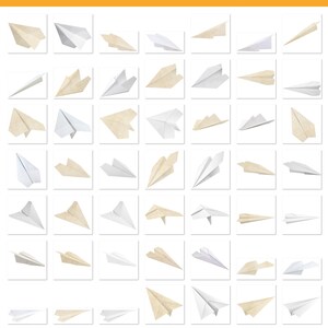 Paper Airplane Overlays, Flying Paper Aeroplanes, Paper, Airplane ...