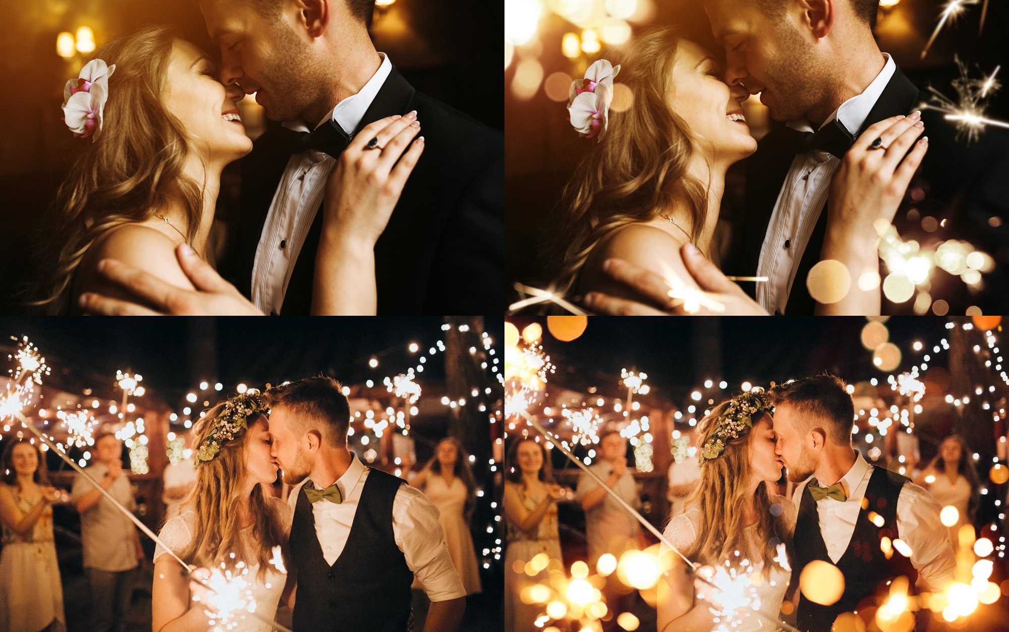 Sparkler Overlays Bokeh Lights Overlay Graduation & Wedding - Etsy UK