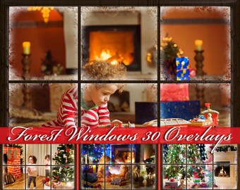 Window Pane Photoshop Overlay - Etsy