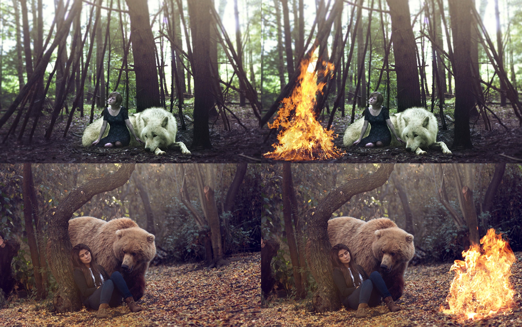 Fire Overlay Campfire Overlay Flame Photoshop Overlays - Etsy