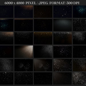 Dust Overlay, Bokeh Dust, Falling Dust, Glitter Dust, Photoshop Overlay ...