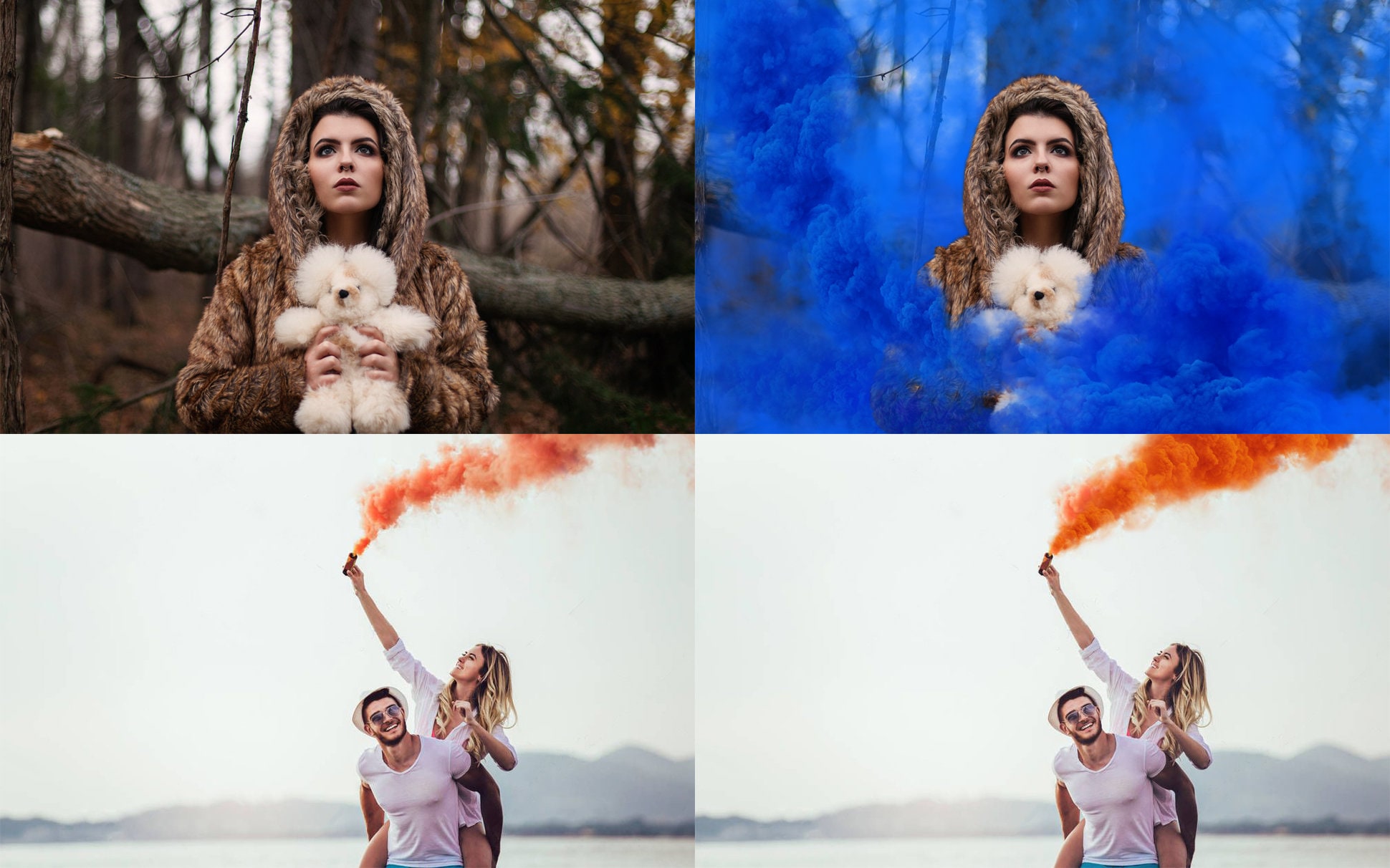 Smoke Bomb Overlays Smoke Grenade Photoshop Overlays - Etsy