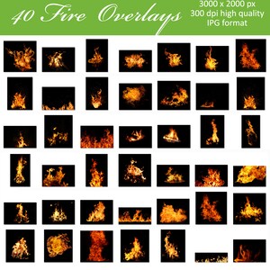 Fire Overlay, Campfire Overlay, Flame, Photoshop Overlays, Sparks ...