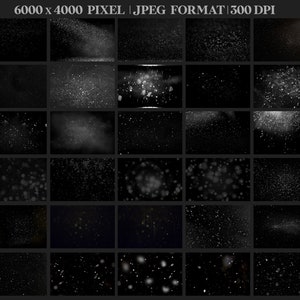 Dust Overlay, Bokeh Dust, Falling Dust, Glitter Dust, Photoshop Overlay ...